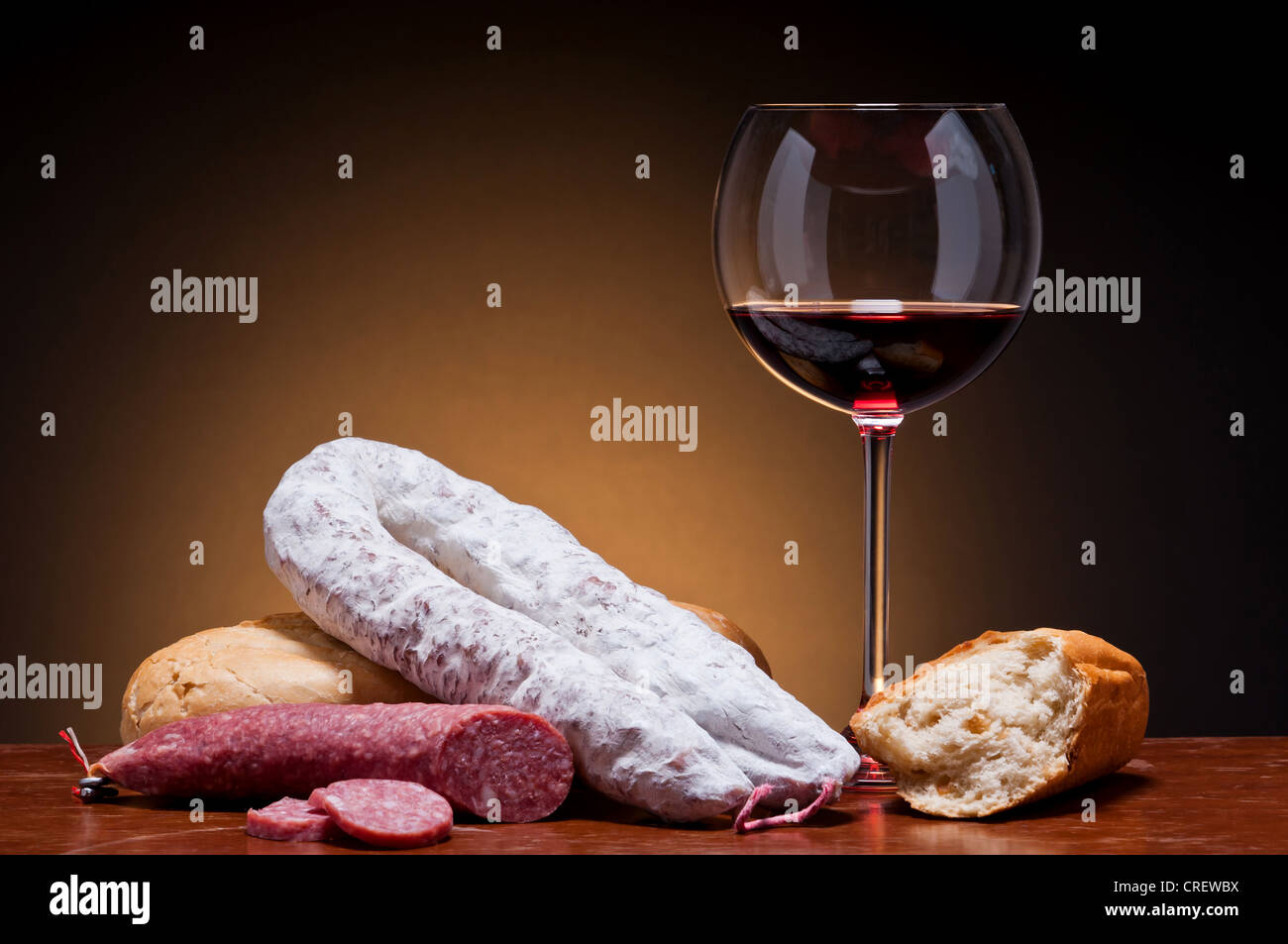 Red salami hi-res stock photography and images - Alamy