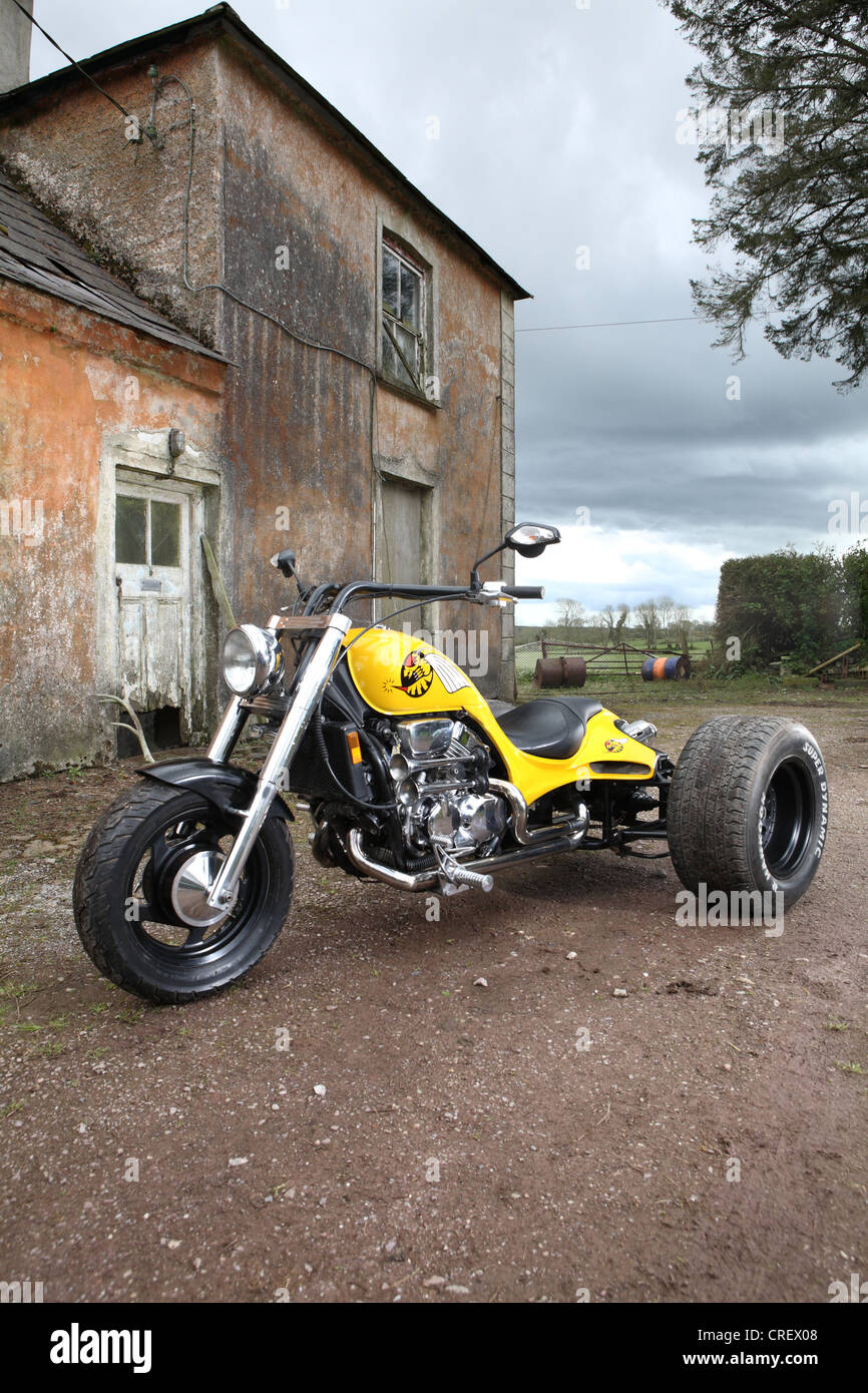 Custom Built Honda based trike Stock Photo - Alamy