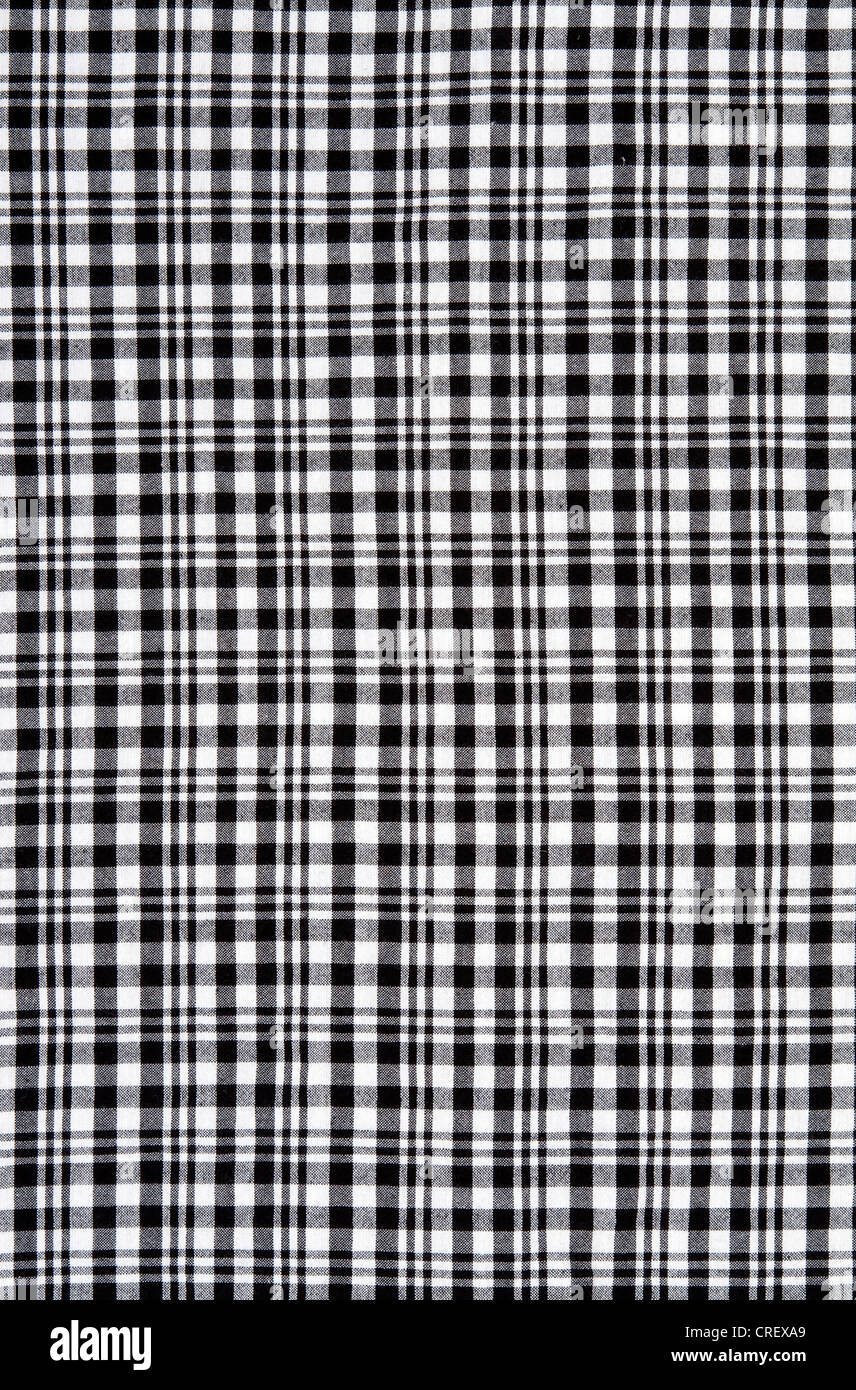 Black and white checkered cloth background Stock Photo - Alamy