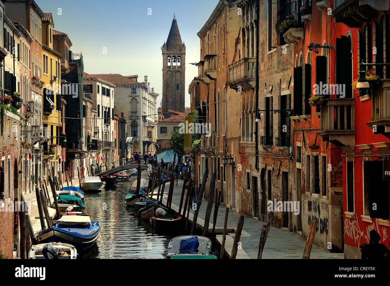 Venice canal dorsoduro district hi-res stock photography and images - Alamy