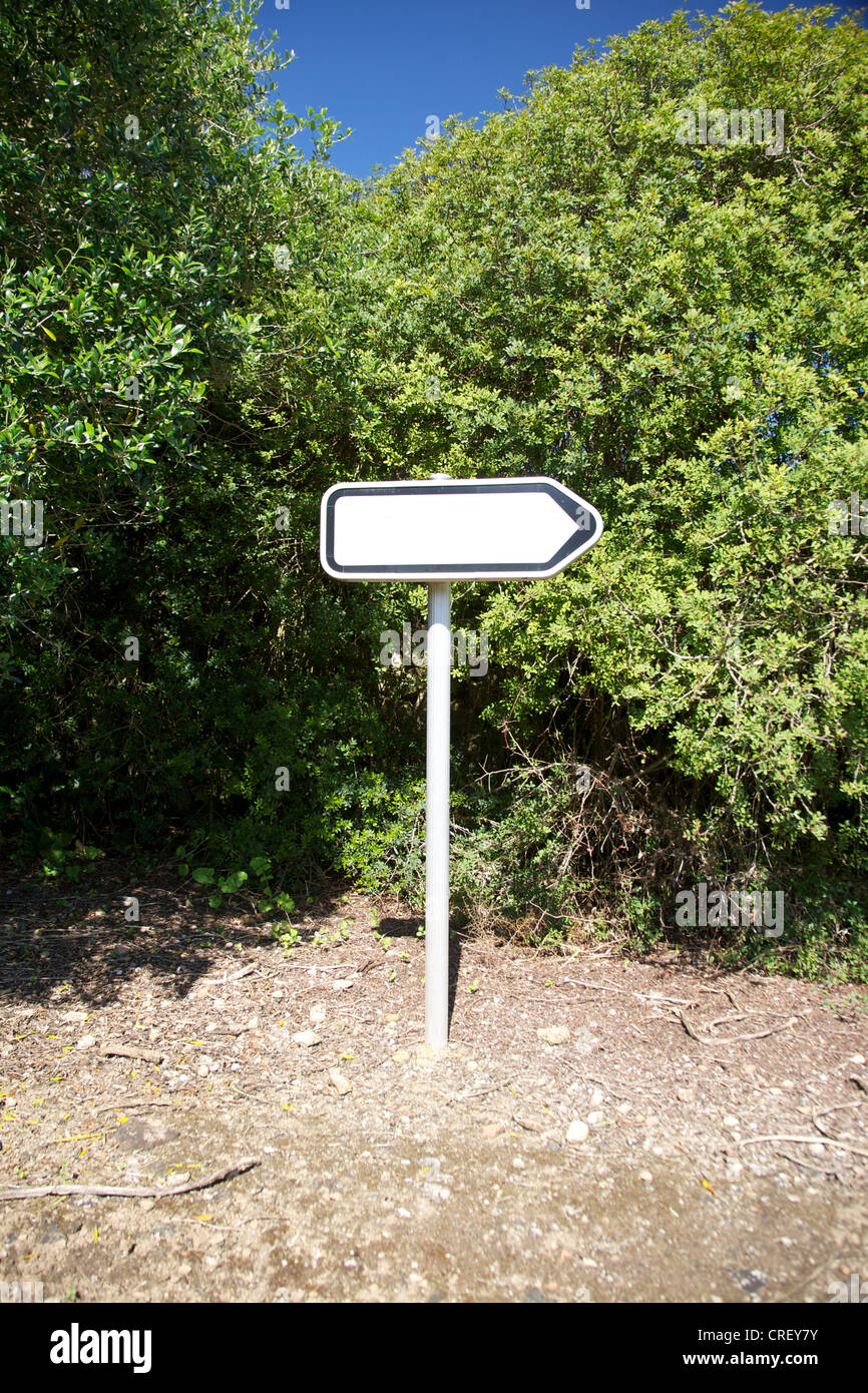 white and black direction arrow sign Stock Photo - Alamy