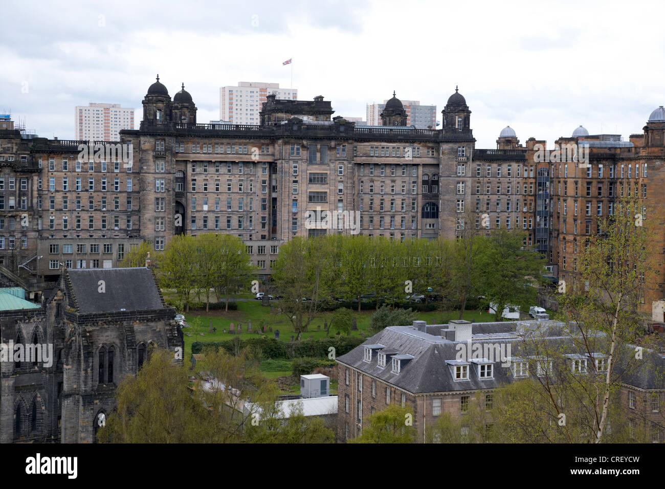 glasgow royal infirmary nhs hospital scotland uk Stock Photo - Alamy