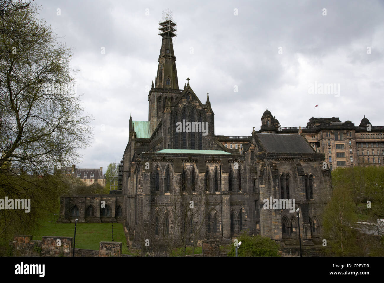 glasgow cathedral scotland uk Stock Photo - Alamy
