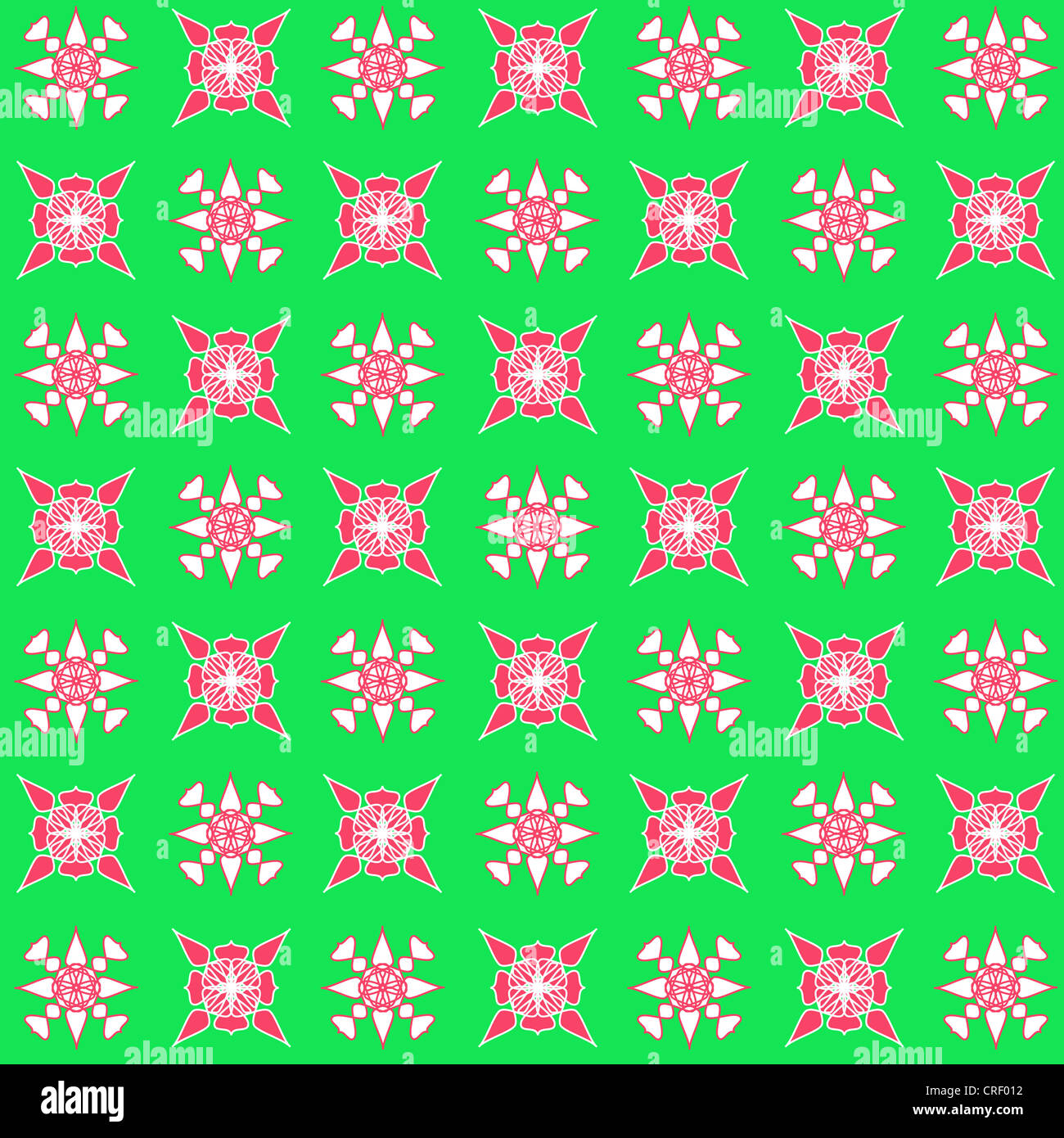 Artistic seamless floral pattern in pink and green Stock Photo - Alamy