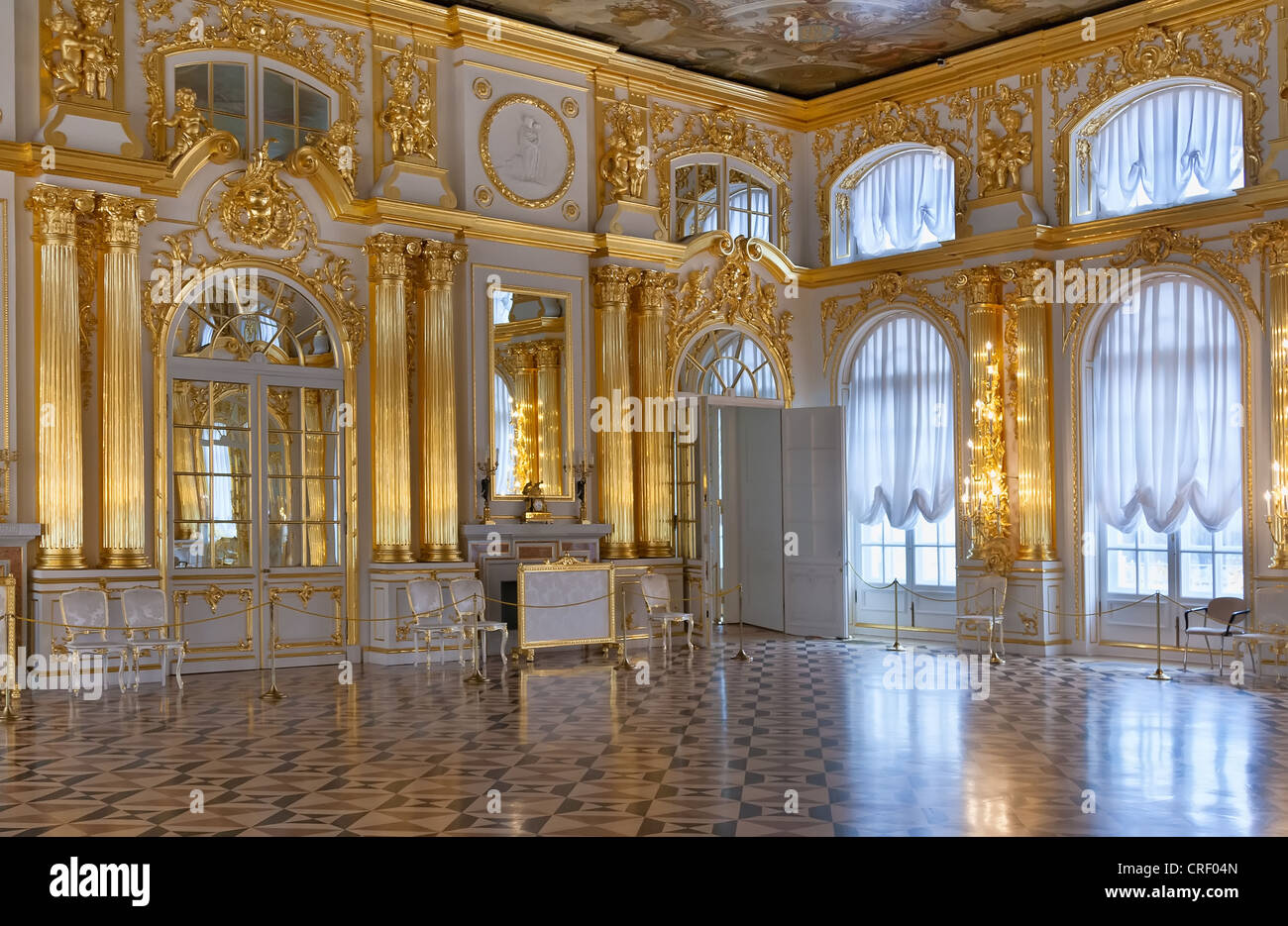 Catherine palace ballroom hi-res stock photography and images - Alamy