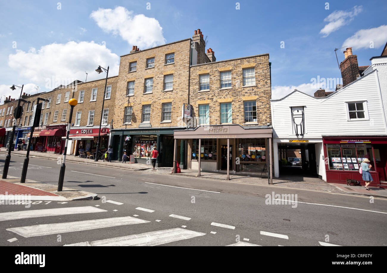 Georgian buildings high street hi-res stock photography and images - Alamy