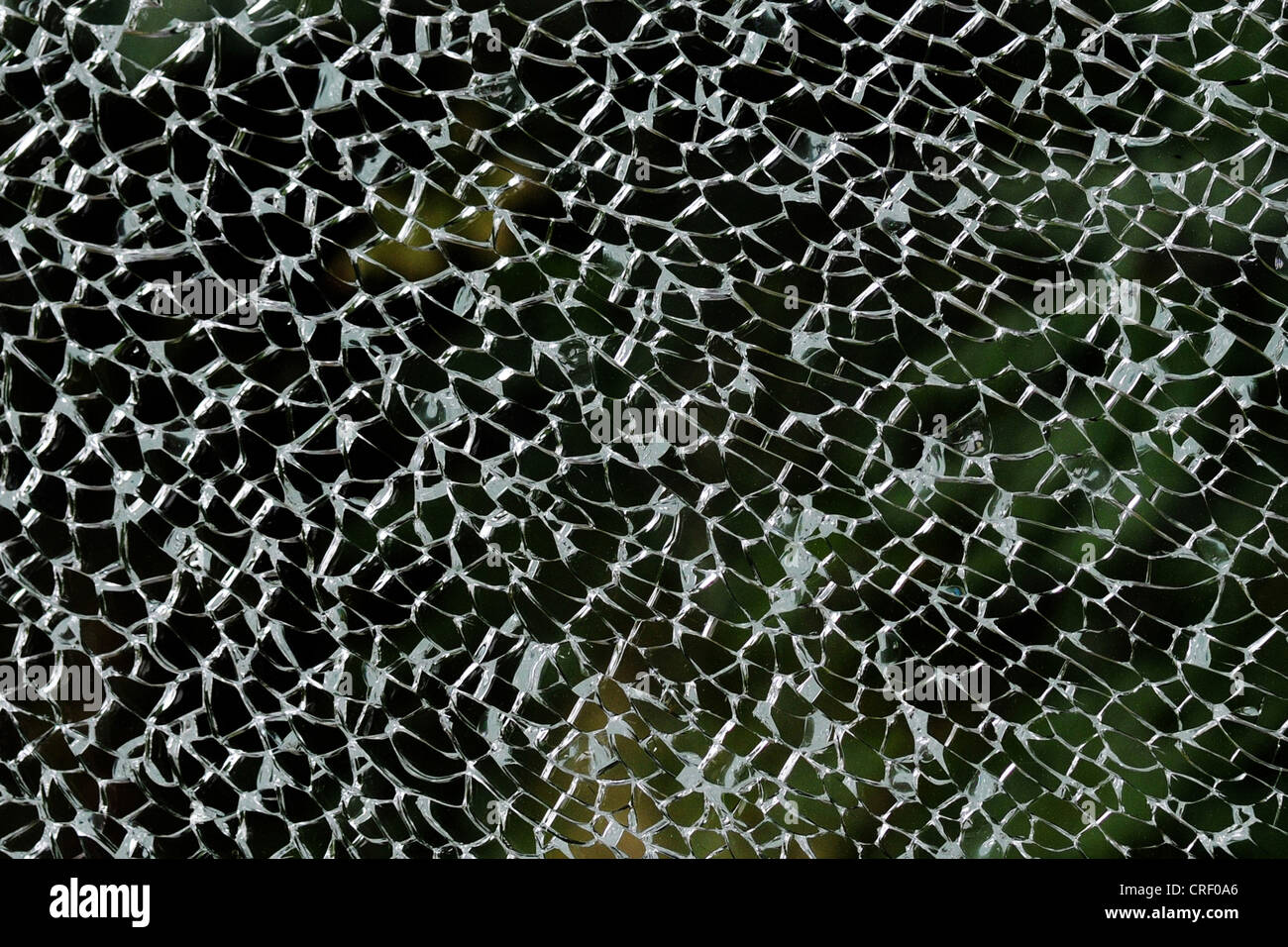 vandalism at a busstop, destroyed glass panel, Germany, Berlin Stock ...
