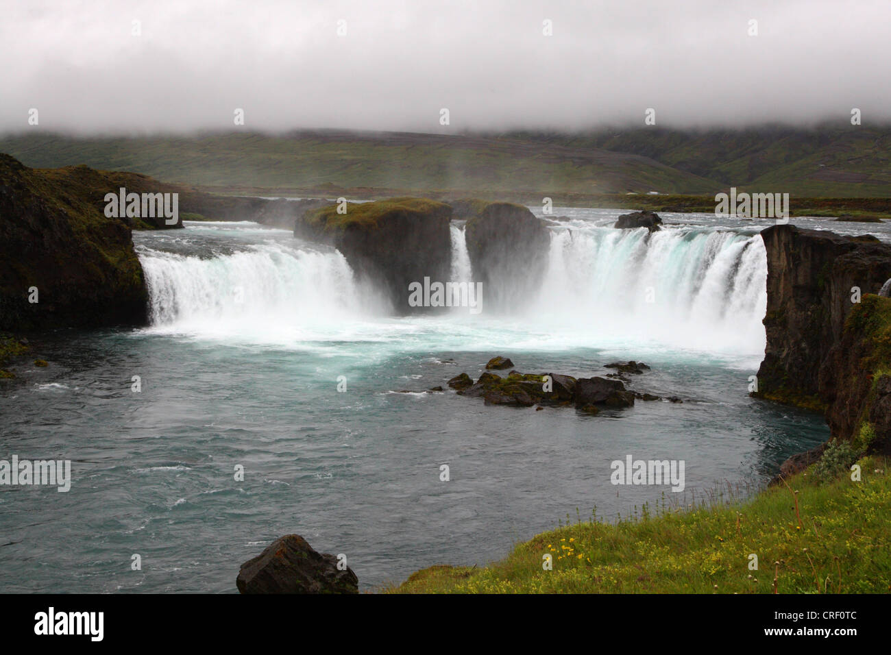 waterfall Godafoss, Iceland Stock Photo - Alamy