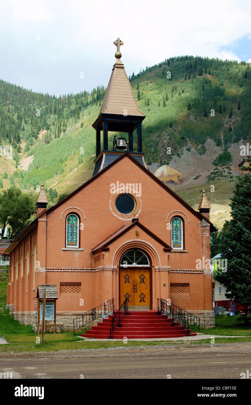 Silverton colorado church hi-res stock photography and images - Alamy