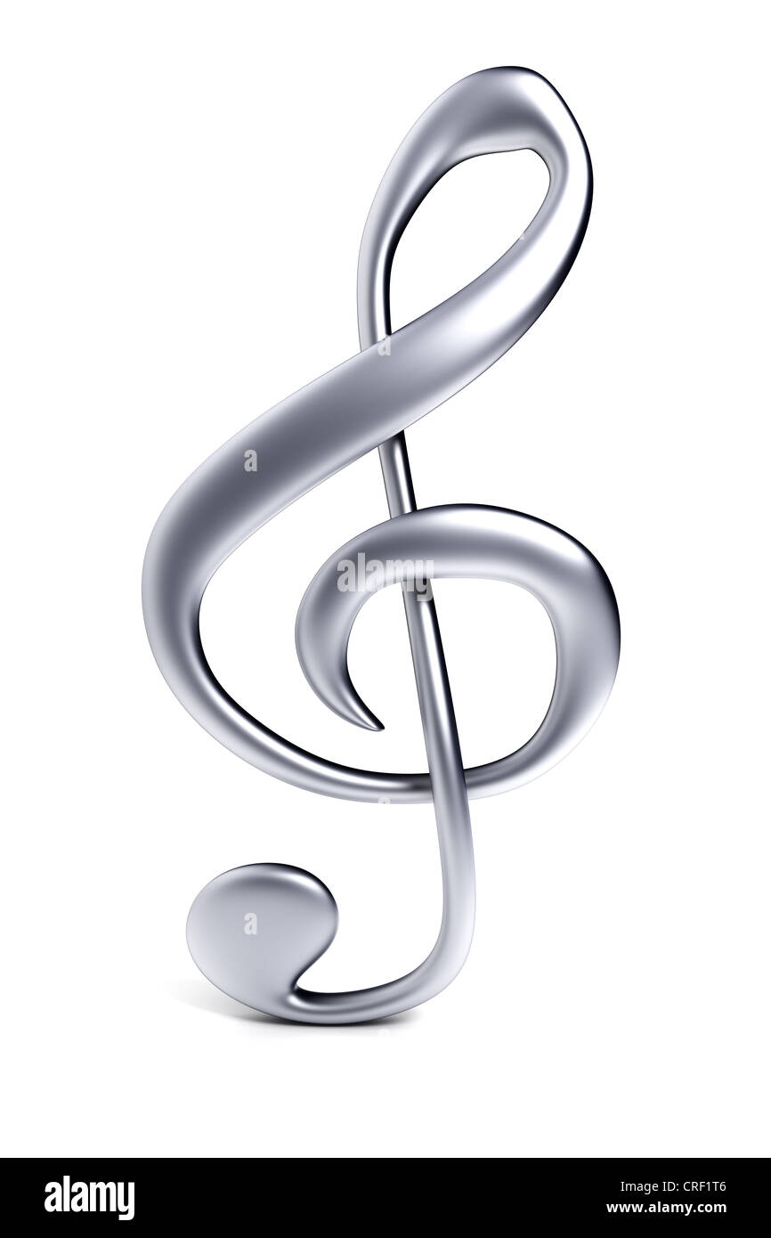 Treble clef Cut Out Stock Images & Pictures - Alamy