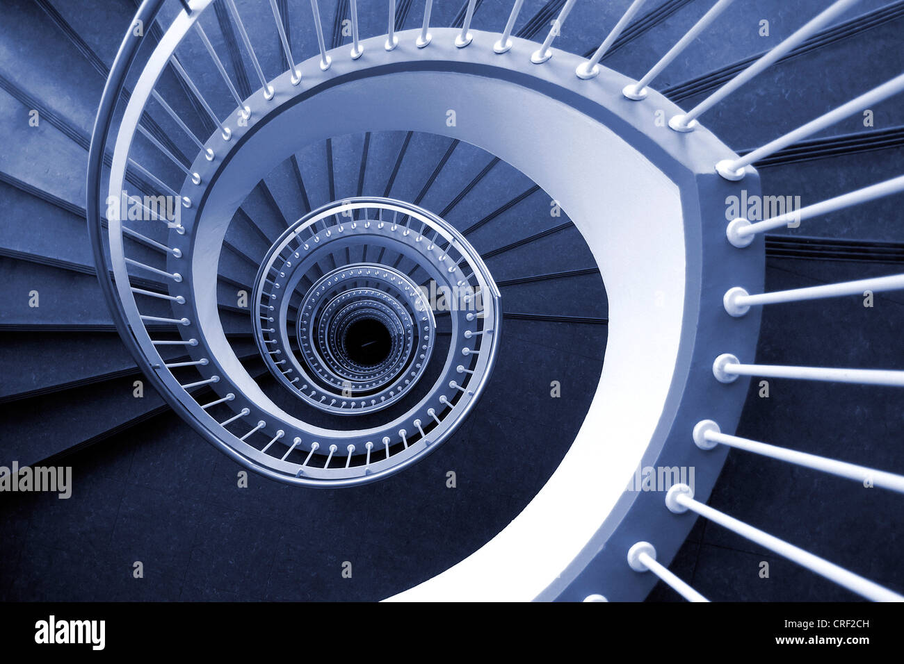 spiral staircase, Germany, North Rhine-Westphalia, Koeln Stock Photo ...