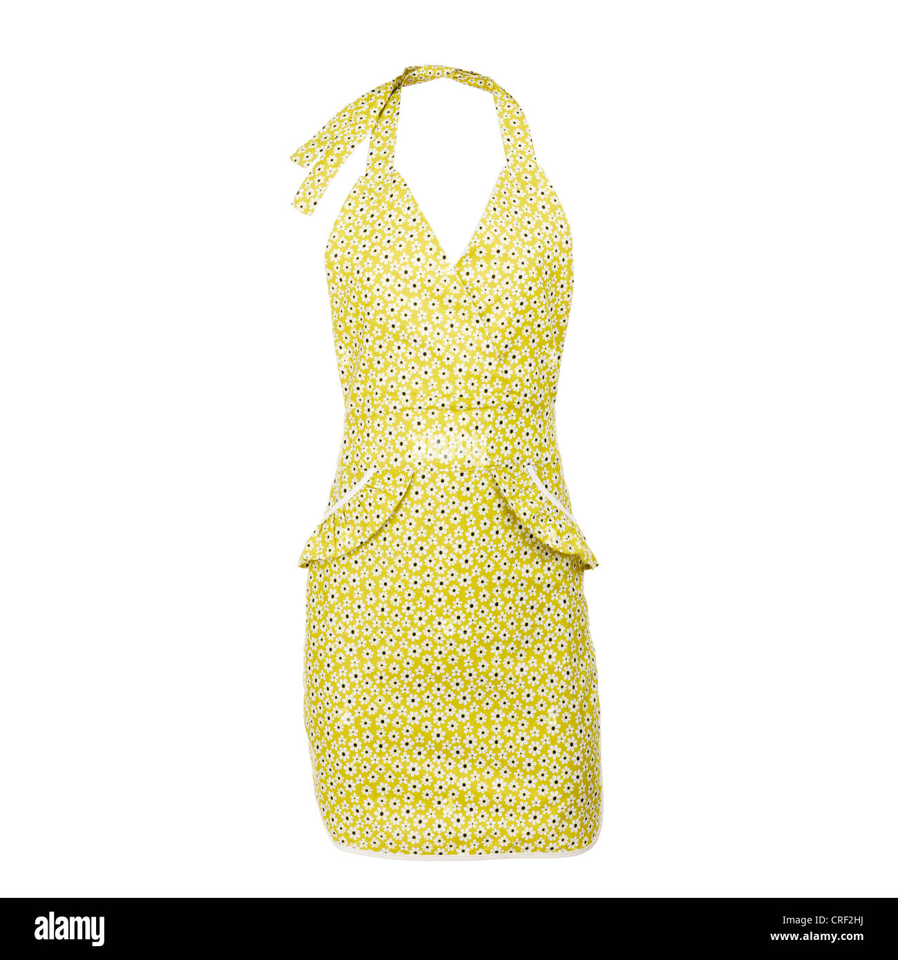 Apron floral print Stock Photo - Alamy