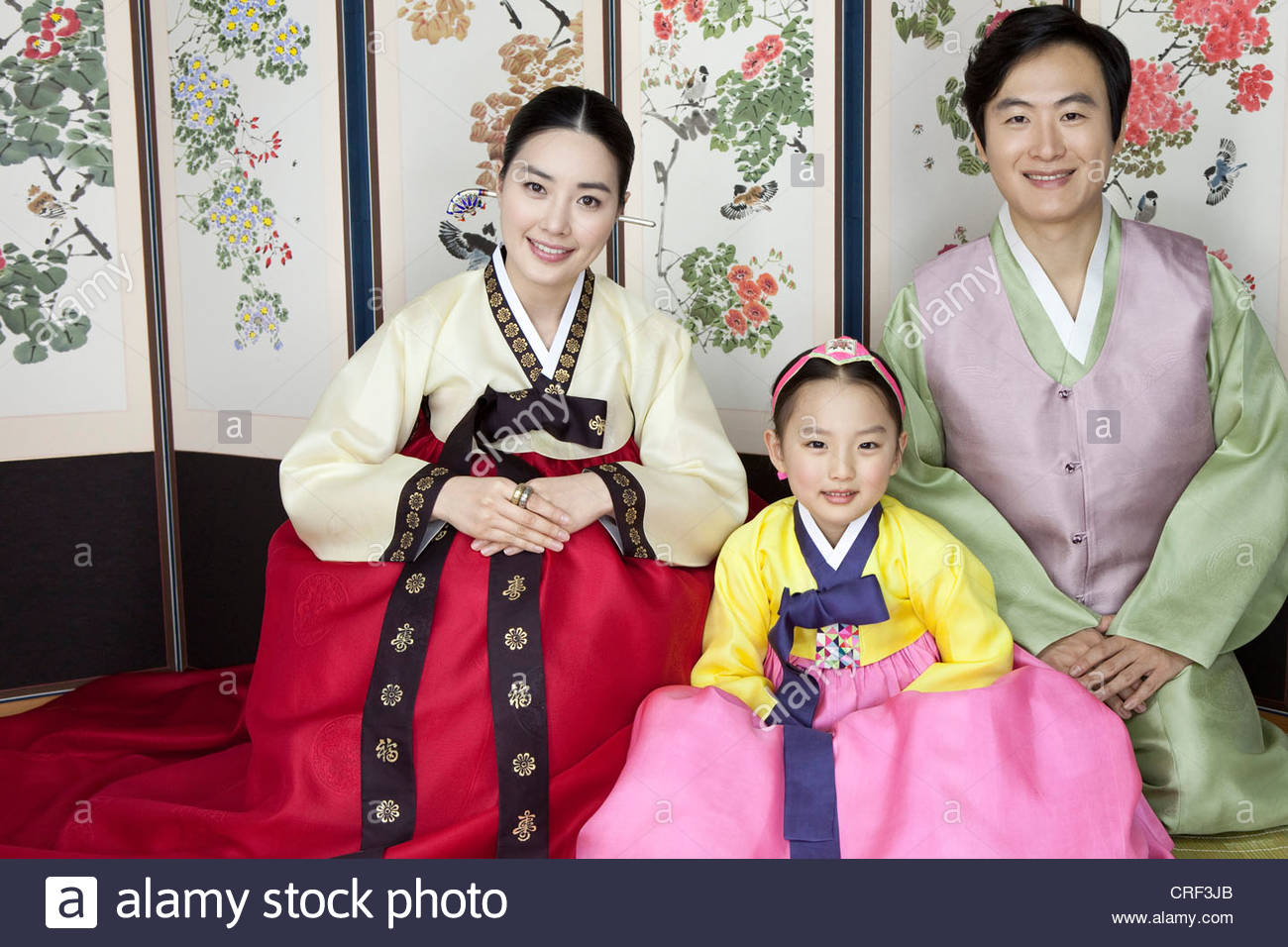 Happy Korean Family