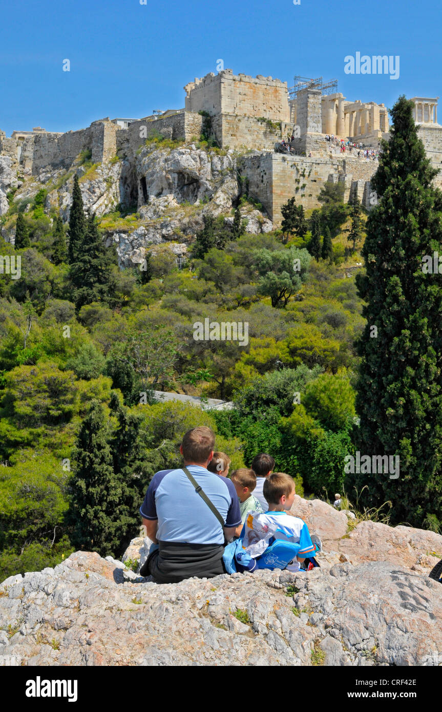 The Acropolis Athens Greece Ancient Building Stock Photo - Alamy