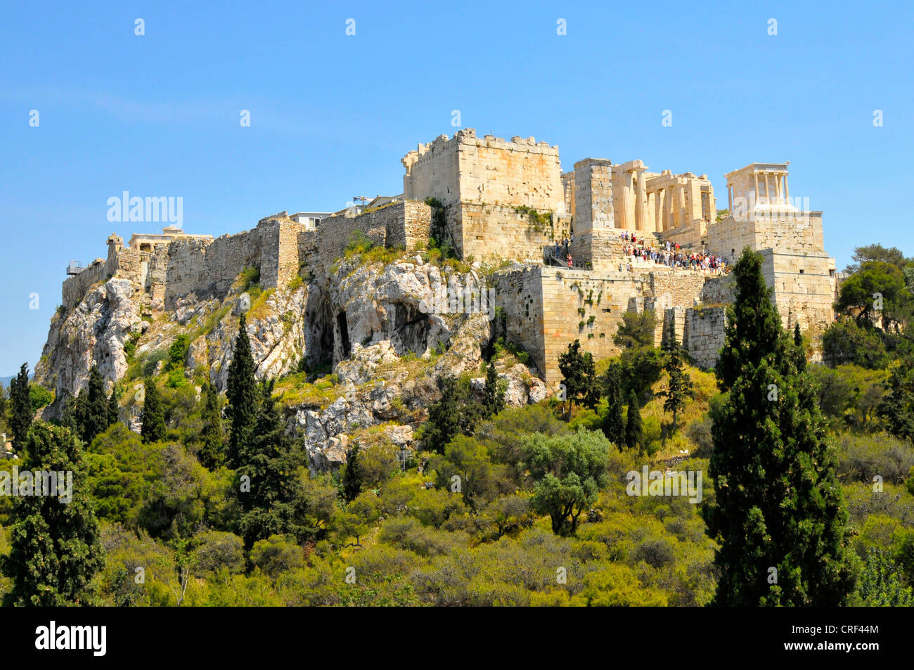 The Acropolis Athens Greece Ancient Building Stock Photo - Alamy