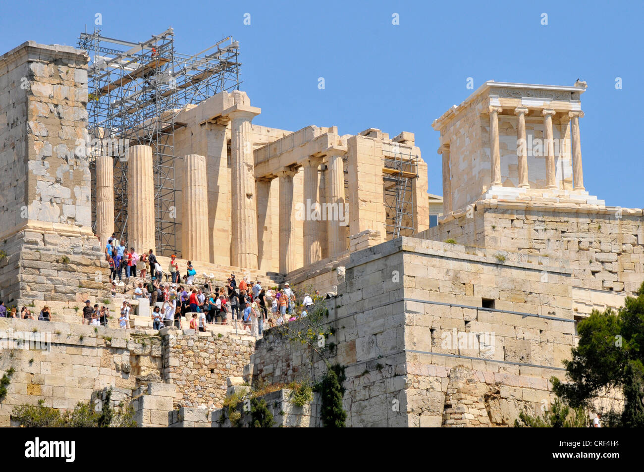 The Acropolis Athens Greece Ancient Building Stock Photo - Alamy