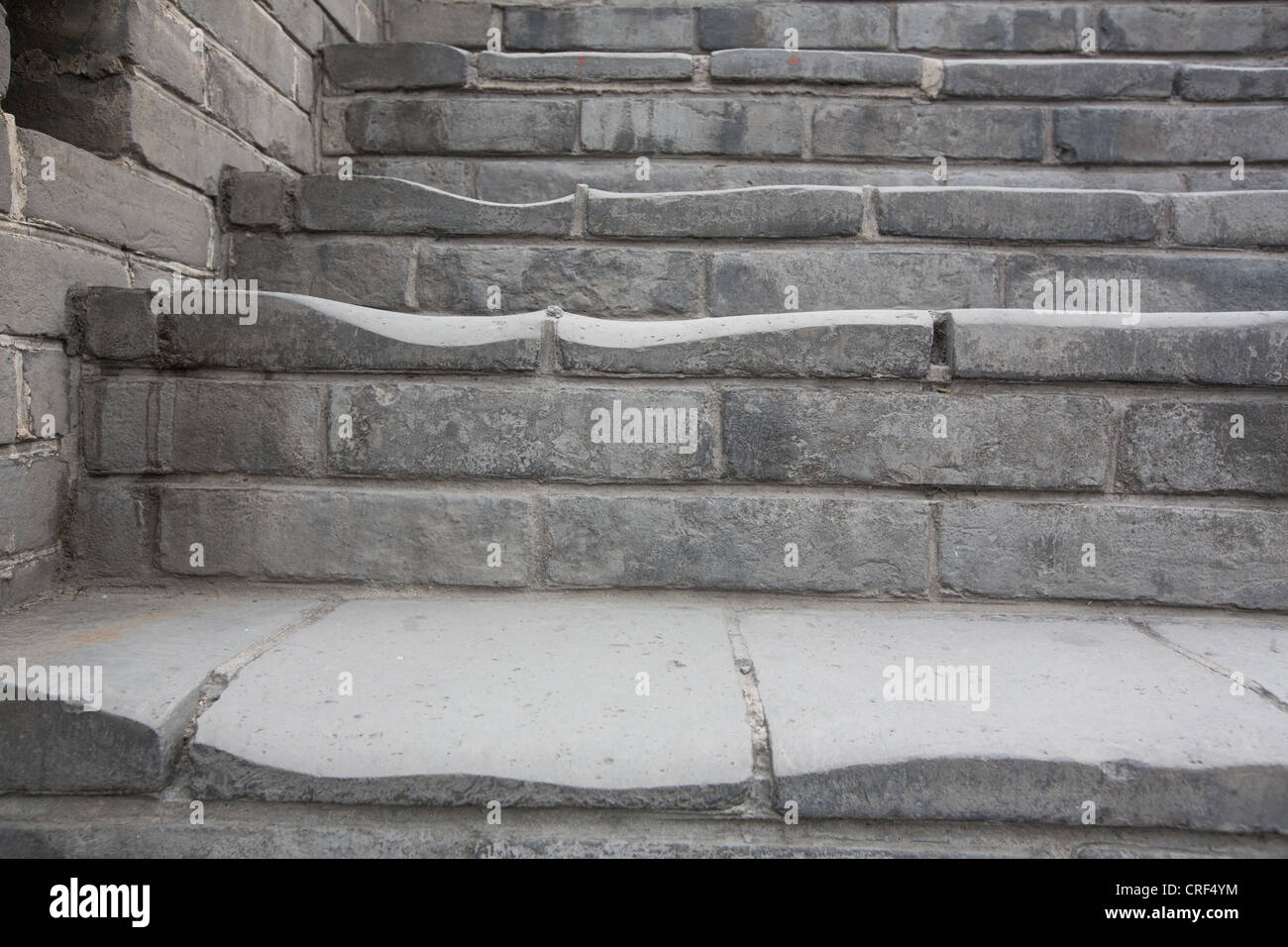 Worn steps great wall of china hi-res stock photography and images - Alamy