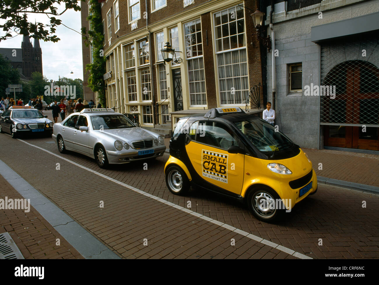 Amsterdam Holland Small Cab Stock Photo - Alamy