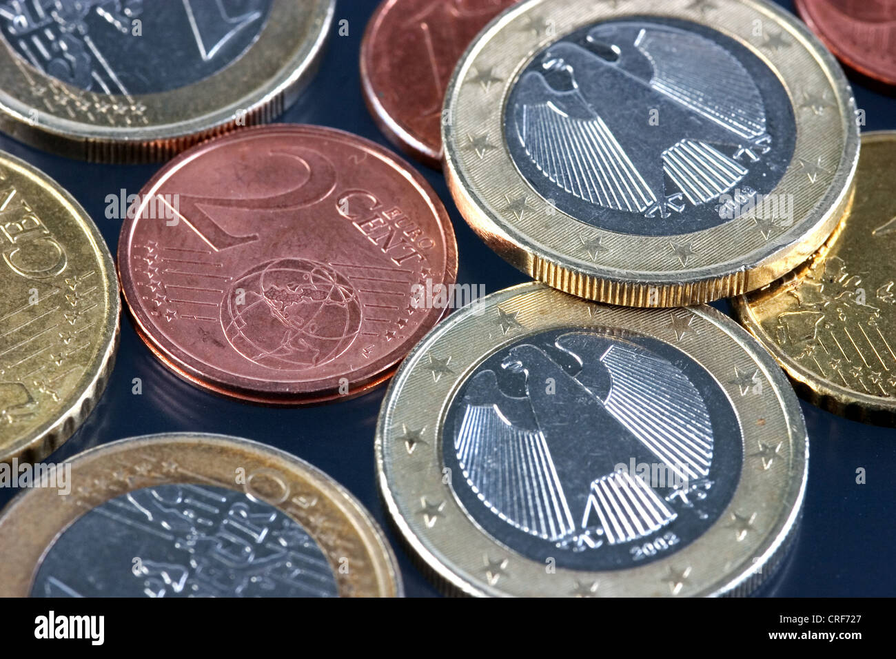 German coins hi-res stock photography and images - Alamy
