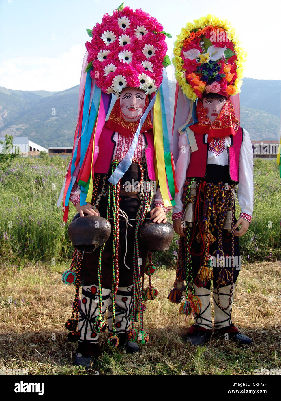 local costume group at the rose festival in Karlovo, Bulgaria Stock ...