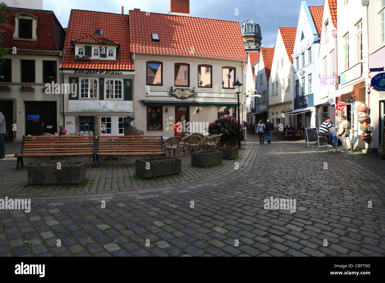 Historic Schnoor quarter in Bremen, Germany Stock Photo - Alamy