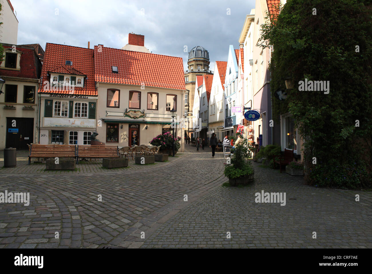 Historic Schnoor quarter in Bremen, Germany Stock Photo - Alamy