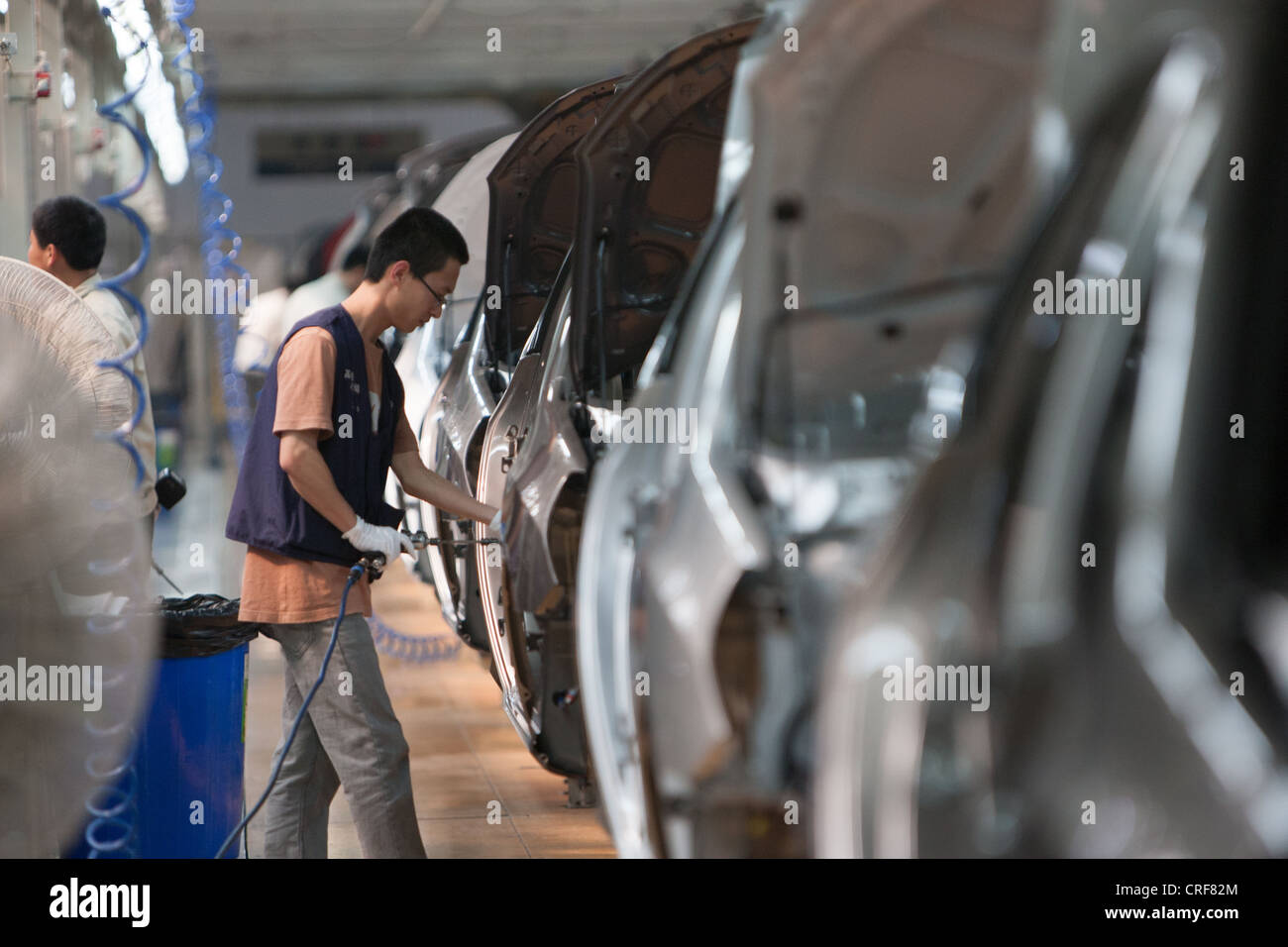 Beijing Hyundai No.1 car production plant, in Beijing, China Stock ...