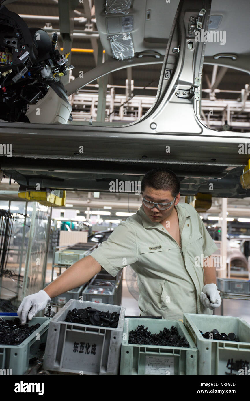 Beijing Hyundai No.1 car production plant, in Beijing, China Stock ...