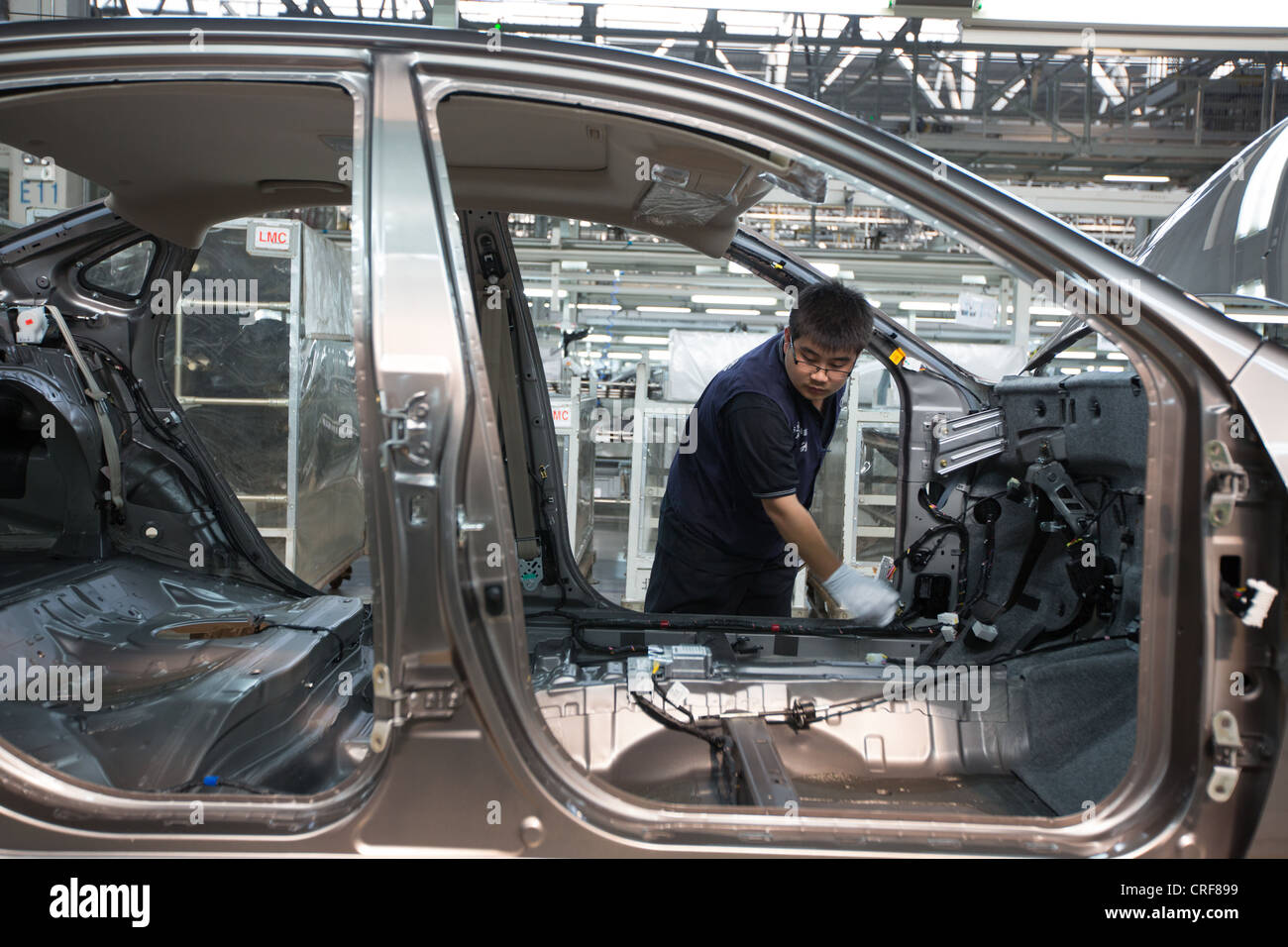 Beijing Hyundai No.1 car production plant, in Beijing, China Stock ...