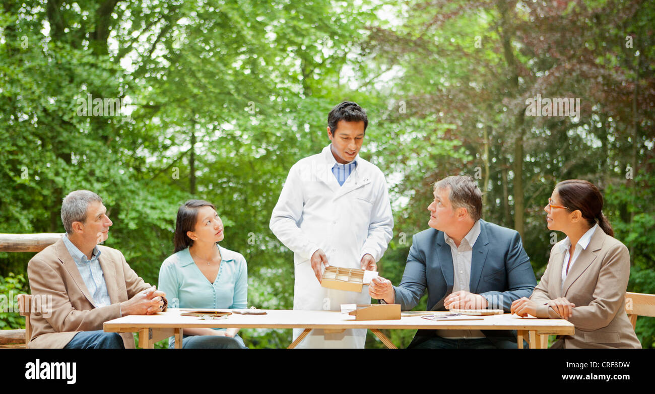 Asian scientist forest hi-res stock photography and images - Alamy