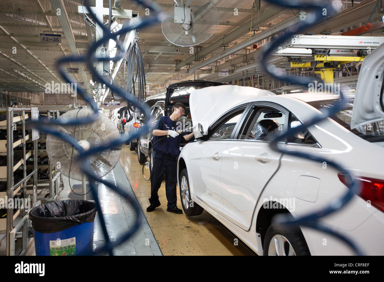 Beijing Hyundai No.1 car production plant, in Beijing, China Stock ...