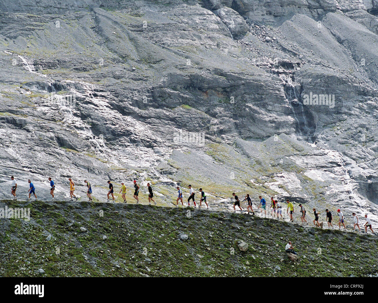 Jungfrau marathon bernese oberland switzerland hi-res stock photography ...