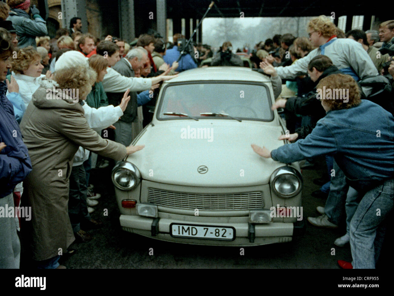 Trabant berlin wall fall hi-res stock photography and images - Alamy