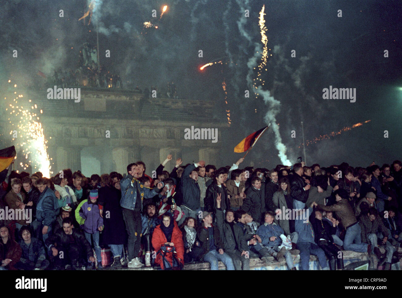New Year's Eve 89/90, Berlin Stock Photo - Alamy