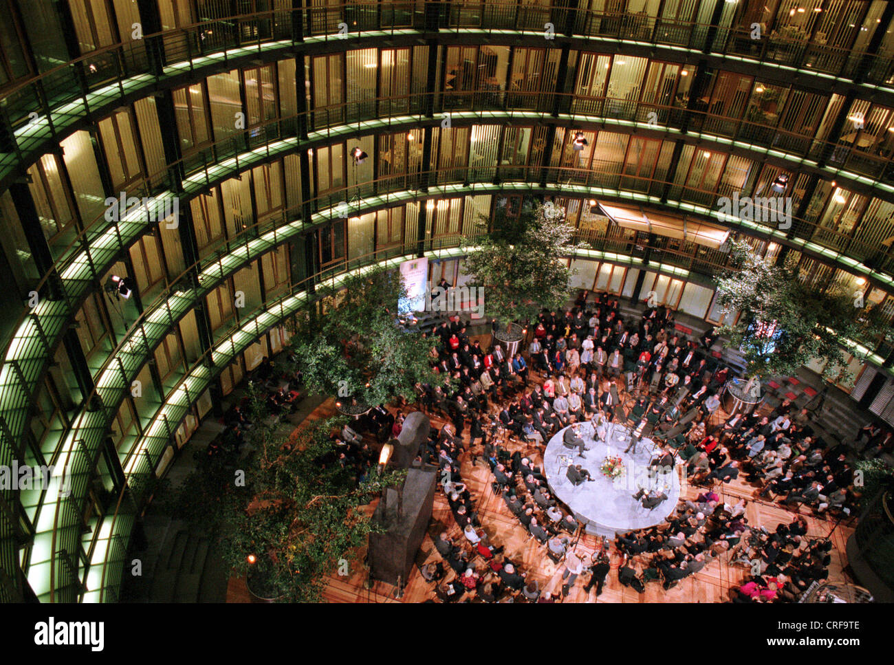 Berlin, Germany, Eugen Gutmann's Rotunda building of the Dresdner Bank ...