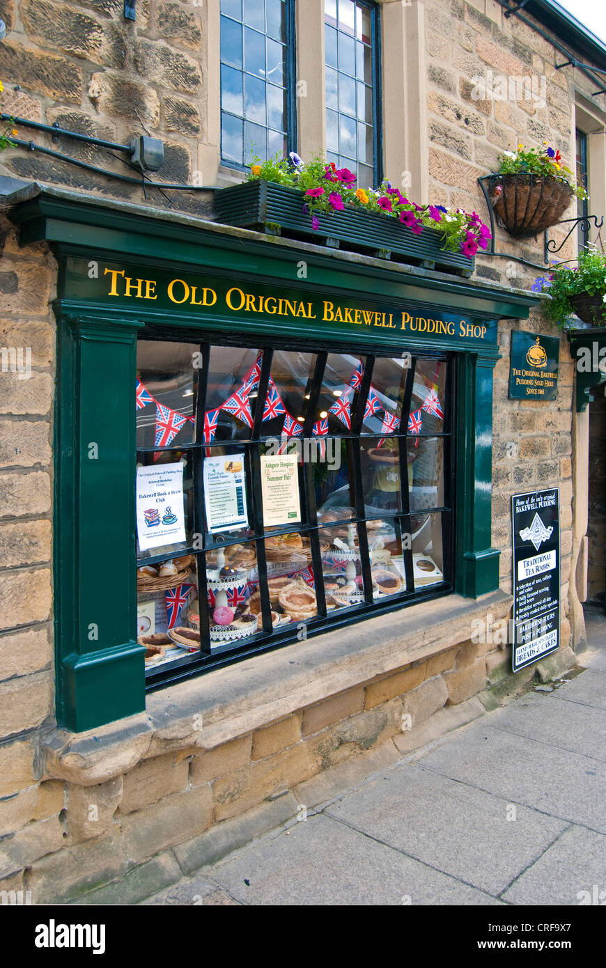 The Old Original Bakewell Pudding Shop Stock Photo - Alamy