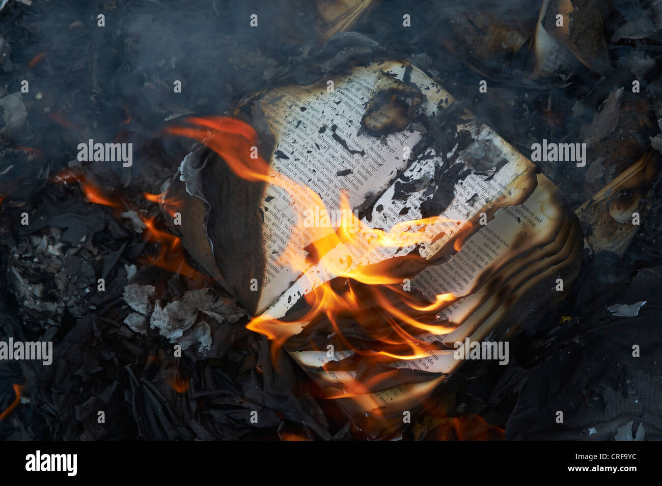 Books pile destruction hi-res stock photography and images - Alamy