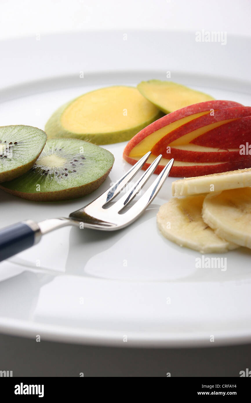 plate of fruits Stock Photo - Alamy