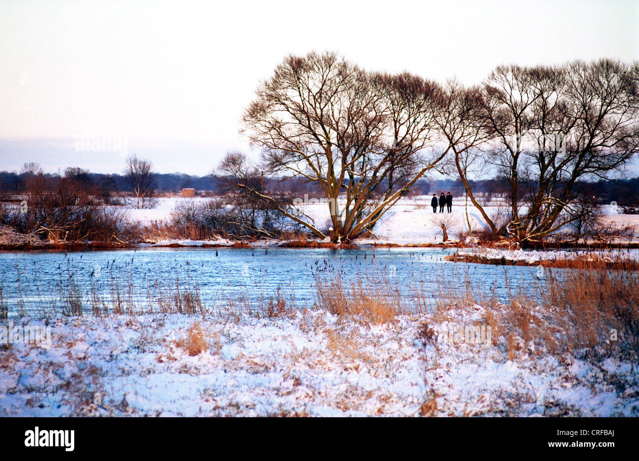 Germany winter landscape Stock Photo - Alamy