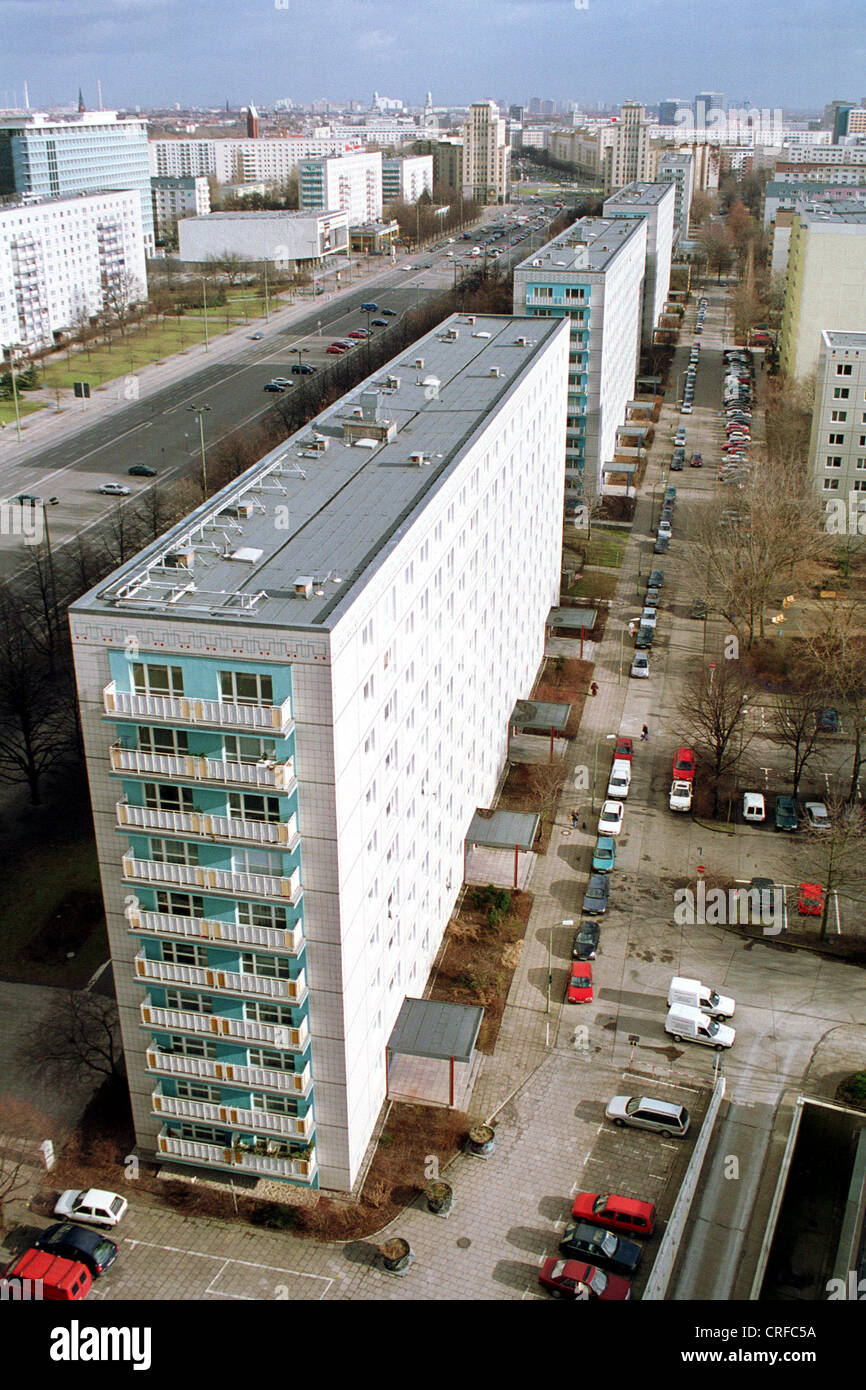 Germany, prefabricated buildings in Berlin-Mitte Stock Photo - Alamy