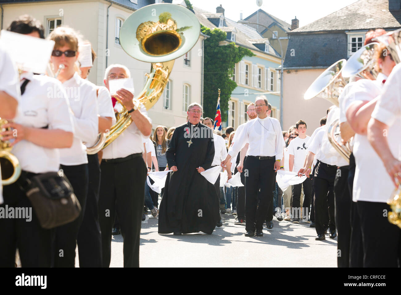 Dancing procession in echternach luxembourg hi-res stock photography ...