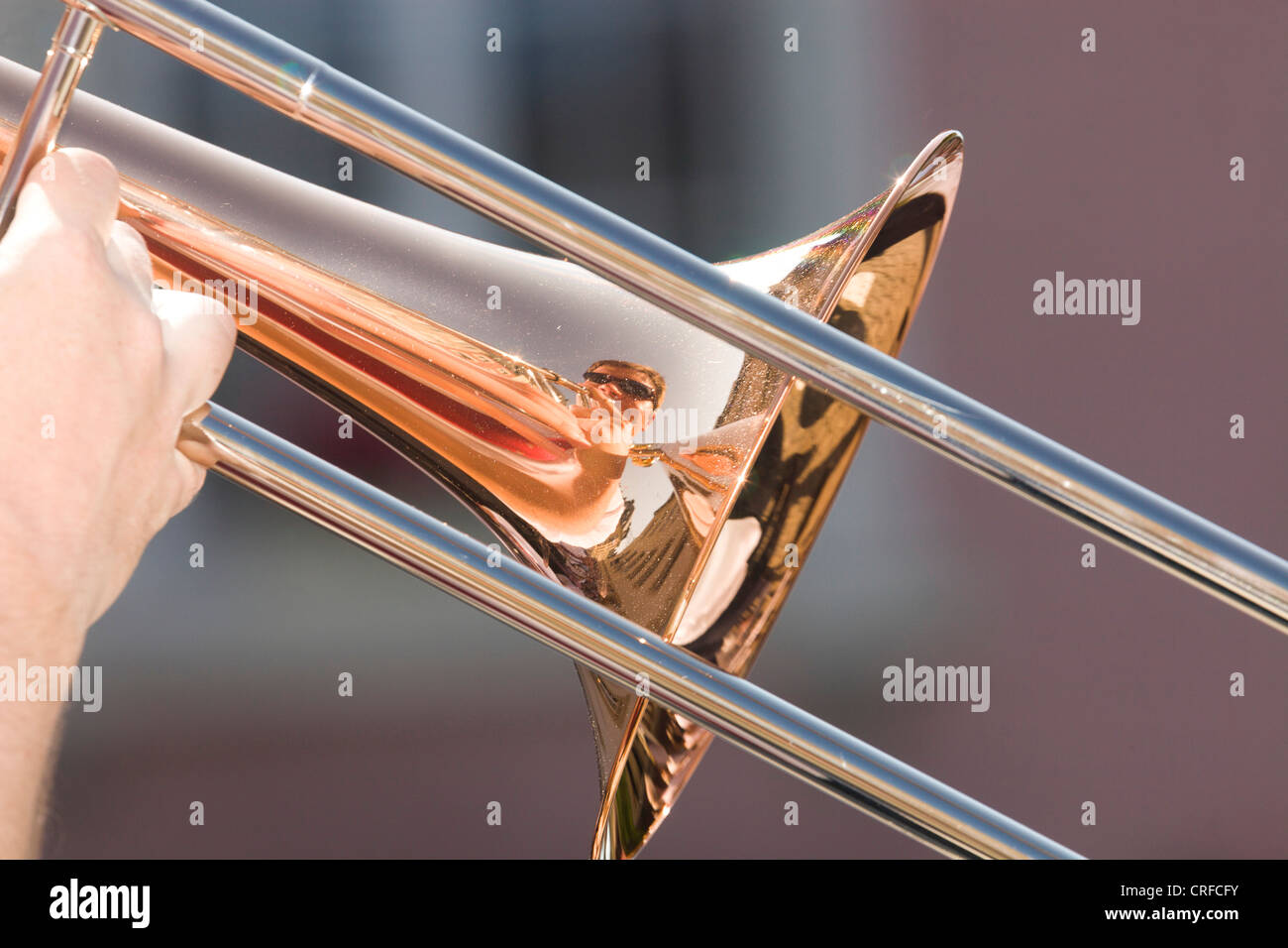 Slide brass instrument hi-res stock photography and images - Alamy