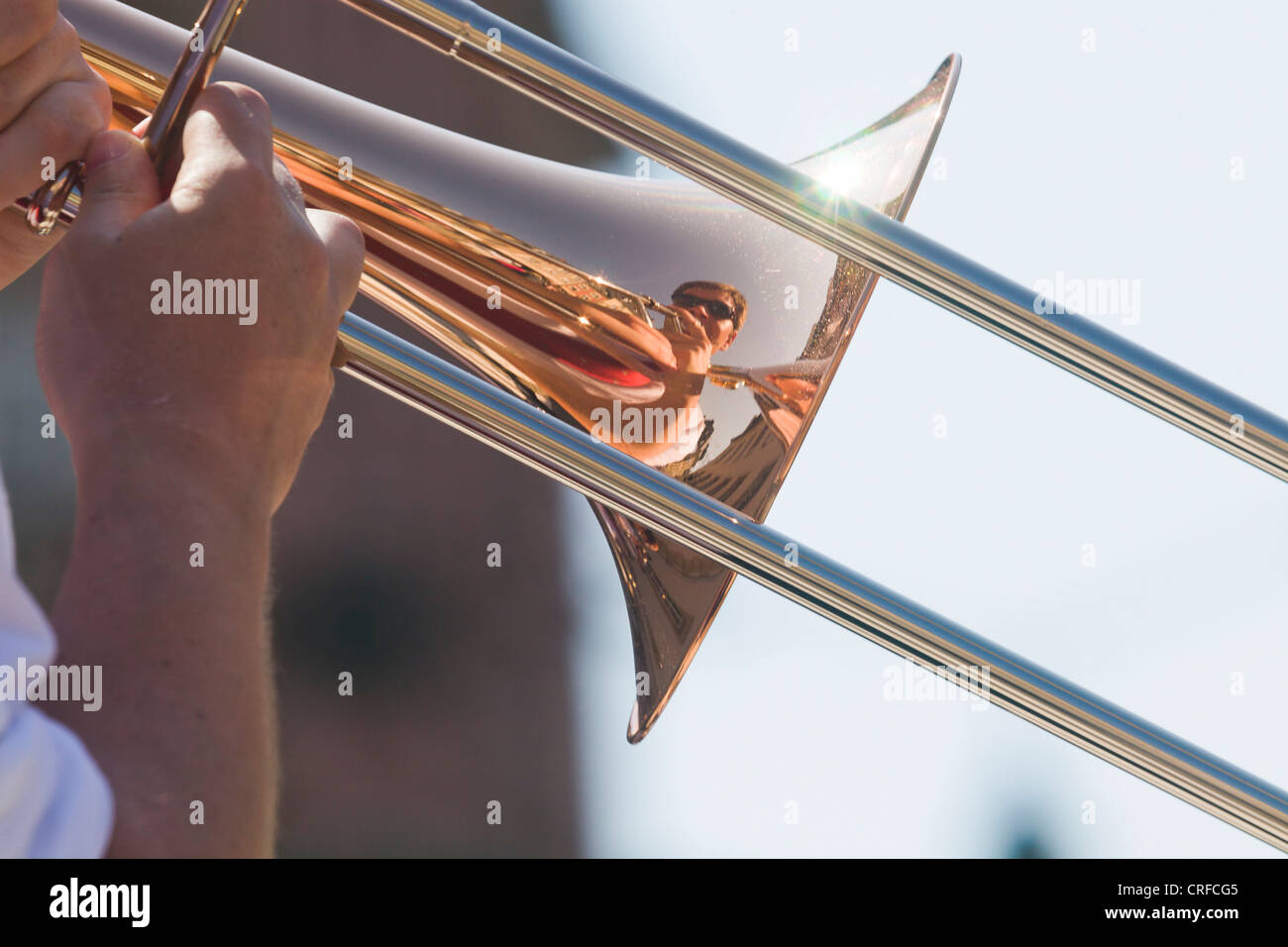 Trombone slide hi-res stock photography and images - Alamy