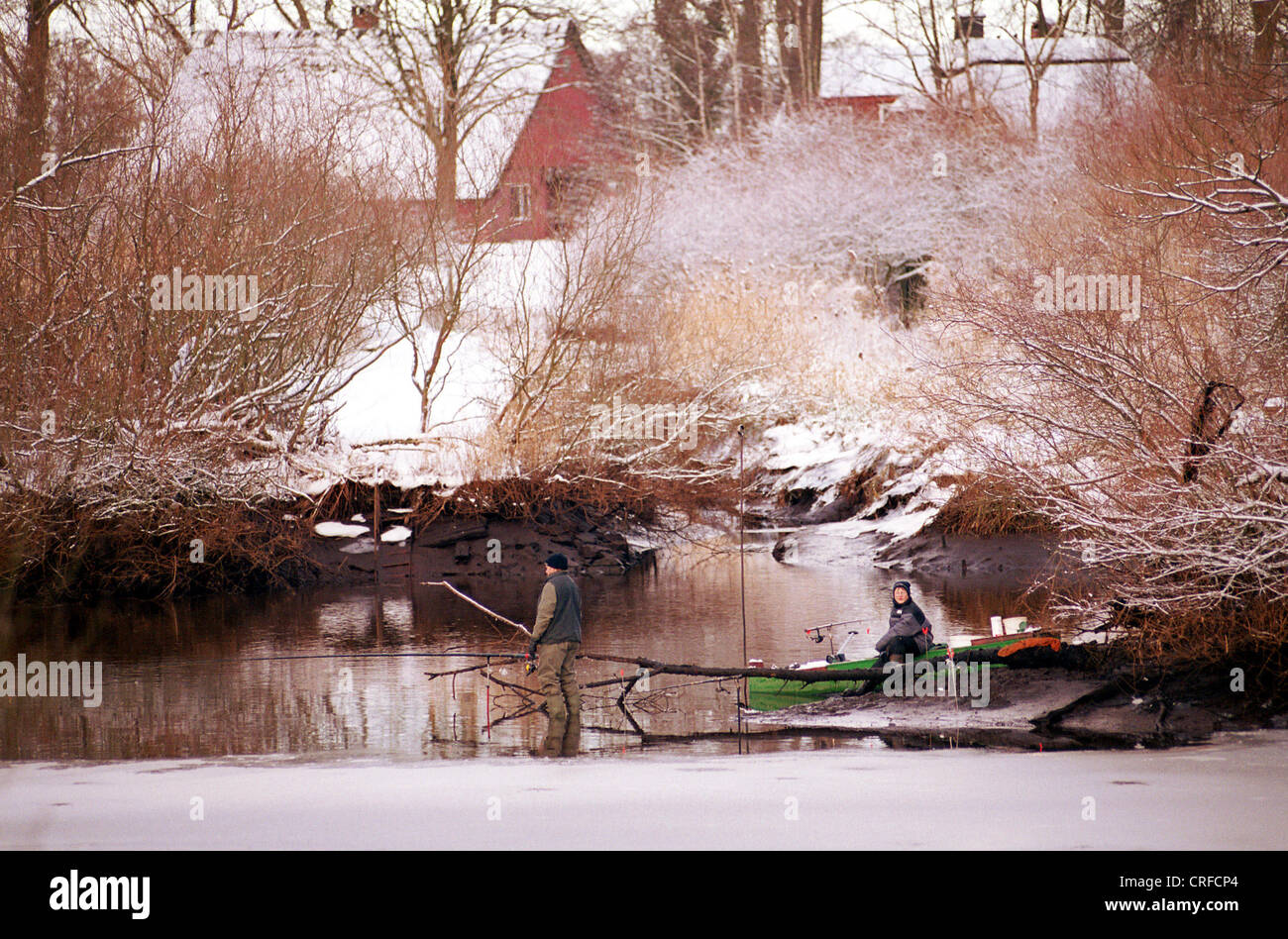 Bremen, Germany, winter landscape Stock Photo - Alamy