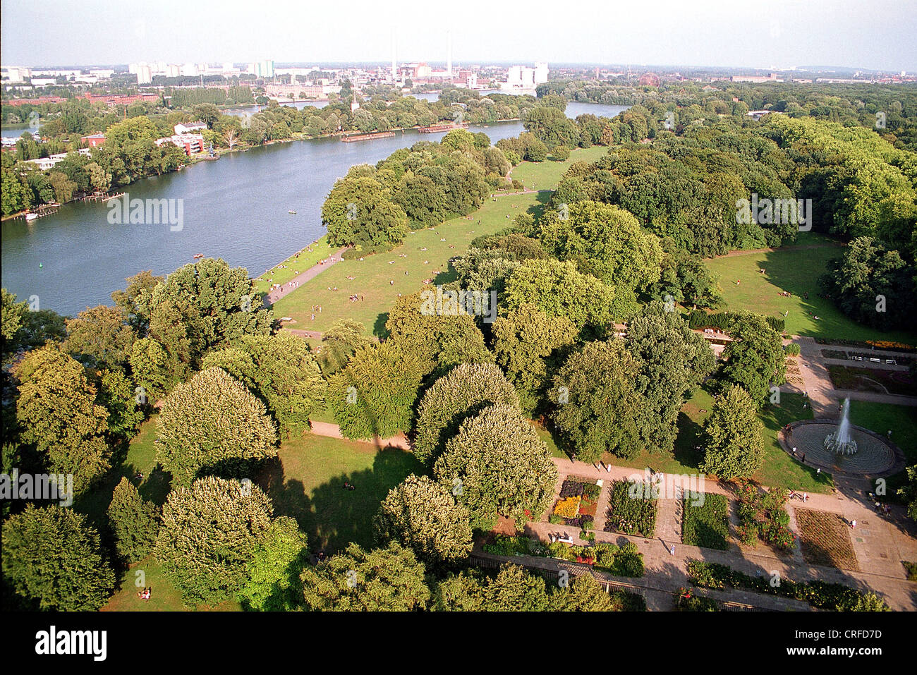 Berlin, Germany, an overview of the Treptow Park Stock Photo - Alamy