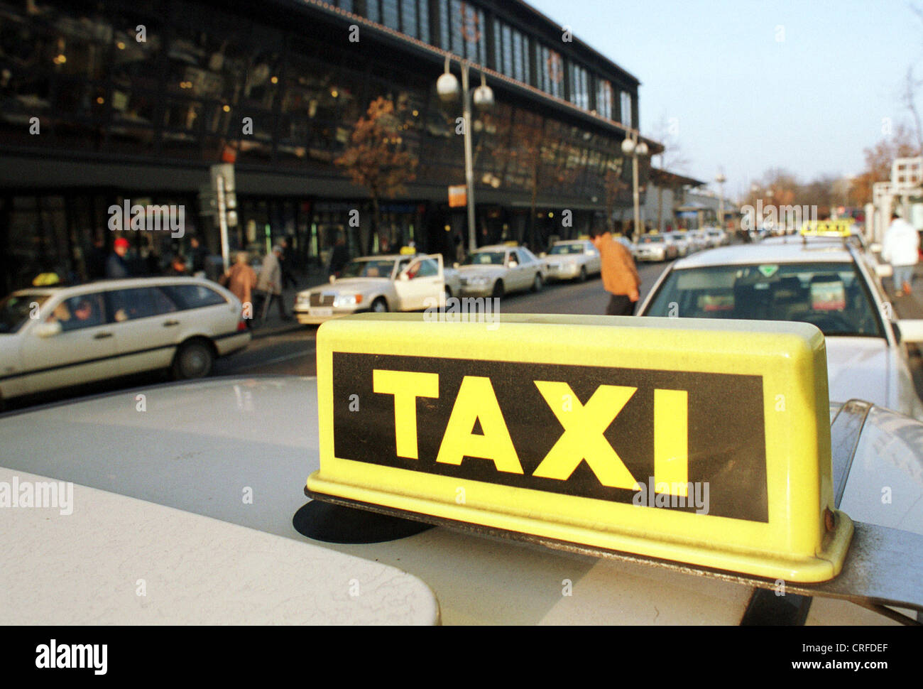 Berlin, Germany, taxi stand at the Zoo Station Stock Photo - Alamy
