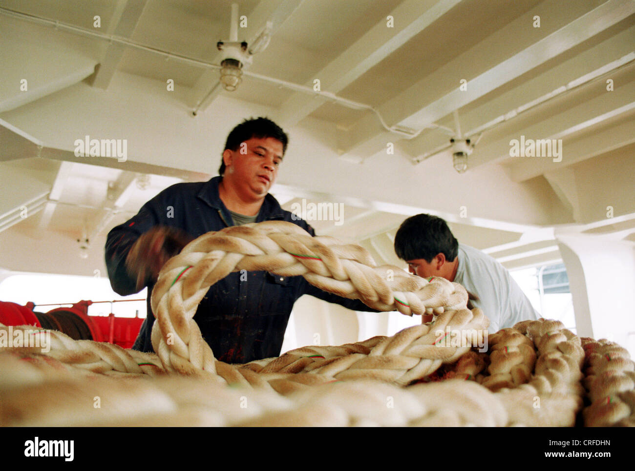 Antwerp, Belgium, sailors in navigating Place the ropes Stock Photo - Alamy