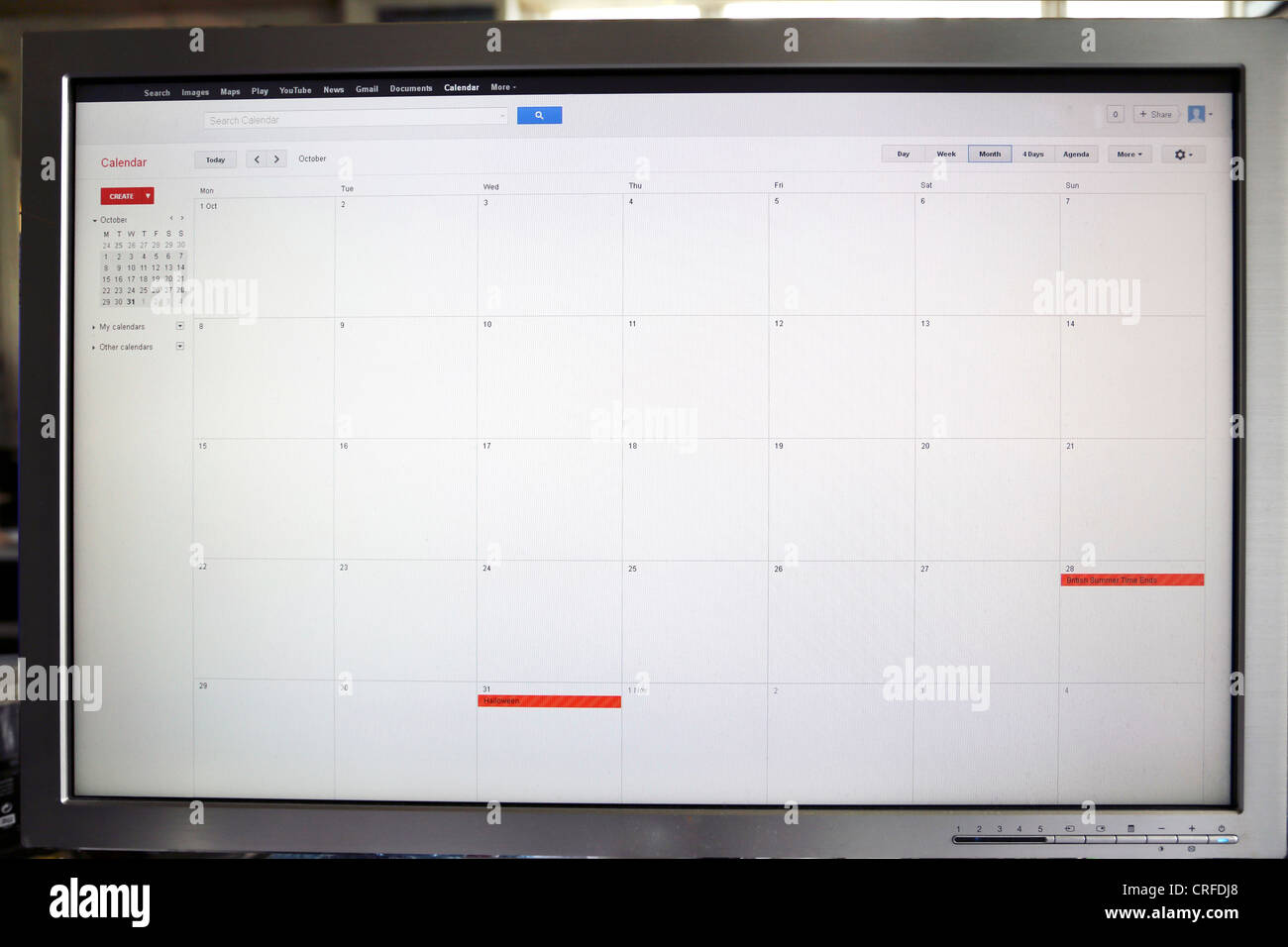 Computer calendar hi-res stock photography and images - Alamy