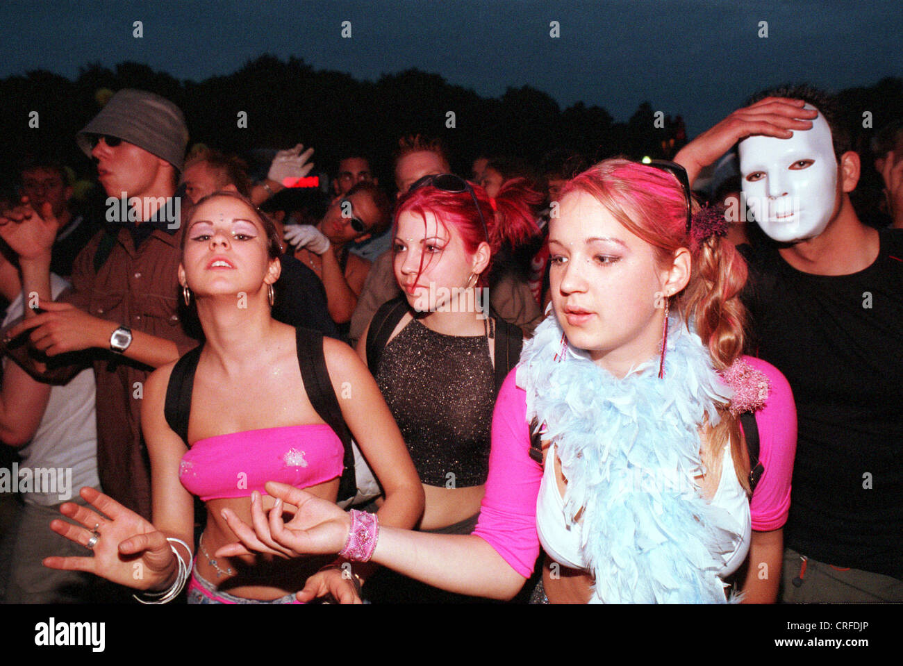 Berlin, Germany, dancing girls at the Love Parade Stock Photo - Alamy