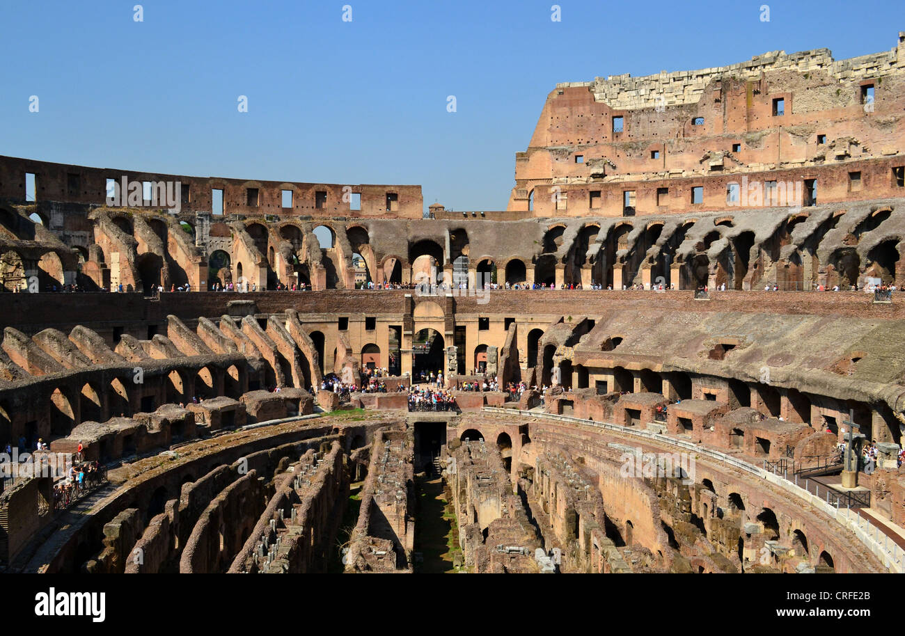 Colosseum Interior, Rome Stock Photo - Alamy